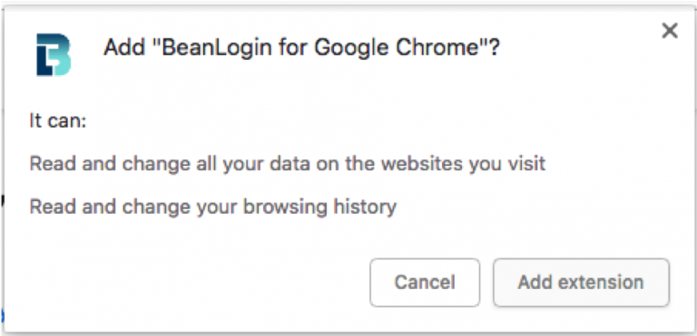 Chrome Extension | BeanLogin Support